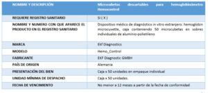 MICROCUBETAS PARA EKF MEDIDOR DE HEMOGLOBINA Y HEMATOCRITO HEMO CONTROL ...